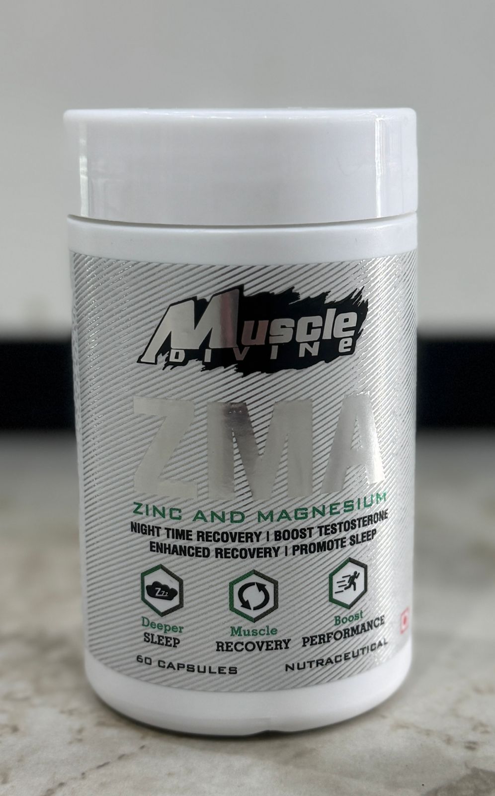 MUSCLE DIVINE ZMA 60 CAPSULE – MD NUTRITION
