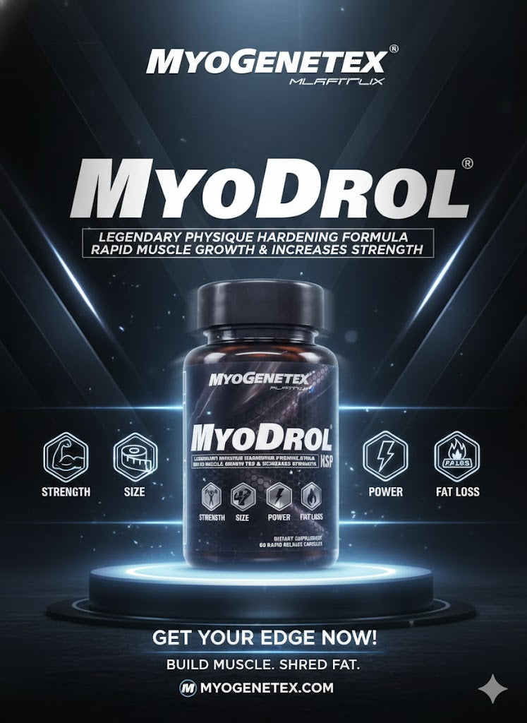 MYOGENETIX® | MYODROL® HSP – Legendary Physique Hardening Formula (30 ...