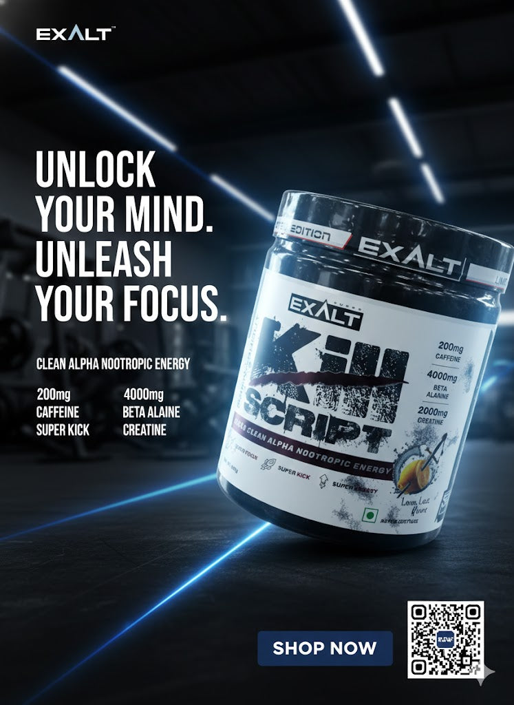 Exalt Supps Kill Script | Ultra Clean Alpha Nootropic Energy Pre-Worko ...