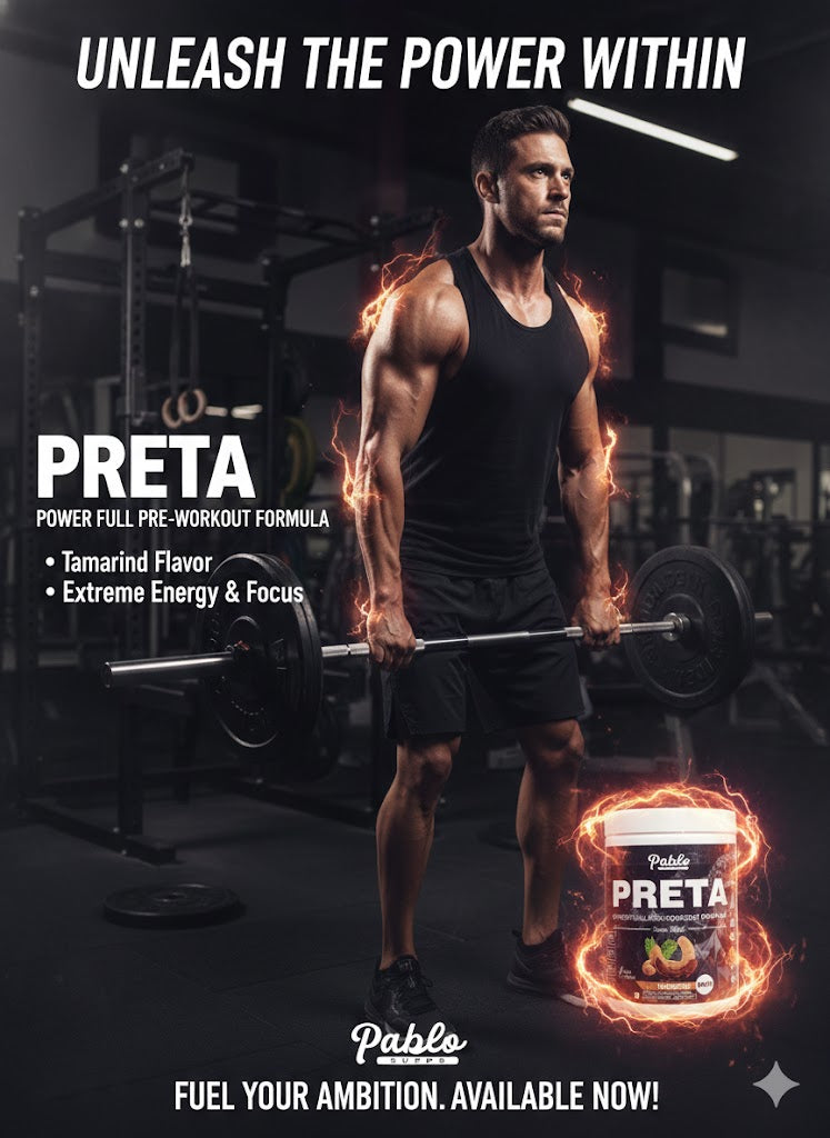 PABLO SUPPS | PRETA – Power Full Pre-Workout Formula (Tamarind)PABLO S ...